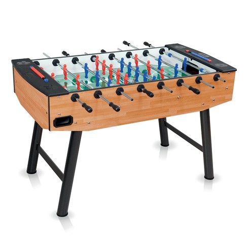 FAS Fun teak football table: get one of our FAS Fun teak football tables